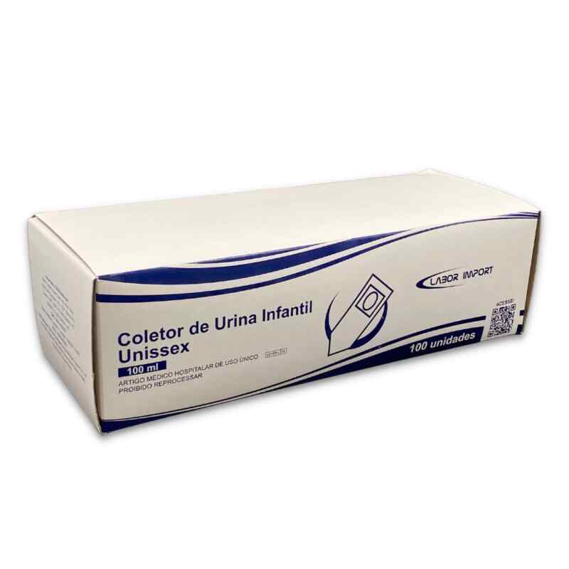 Coletor Infantil De Urina Unissex Estéril Kit Com 100 – MatLab