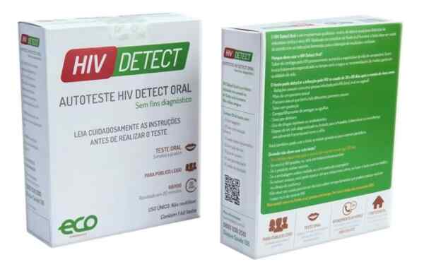 Autoteste Hiv Oral Teste Rápido 99,9% Preciso Na Saliva Kit Discreto ...