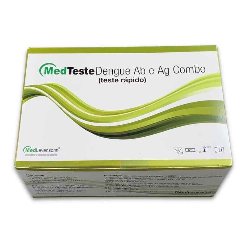 Teste De Dengue Rápido Combo Antígeno + Igg/igm Com 25 Testes – MatLab