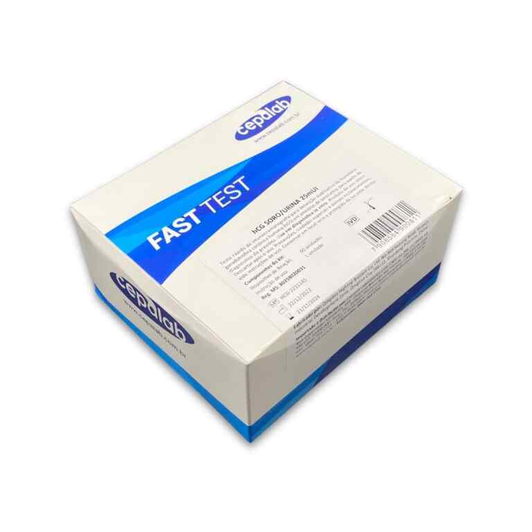 Teste Rápido Hcg 25 mul Soro e urina Kit C/50 Unidades – MatLab