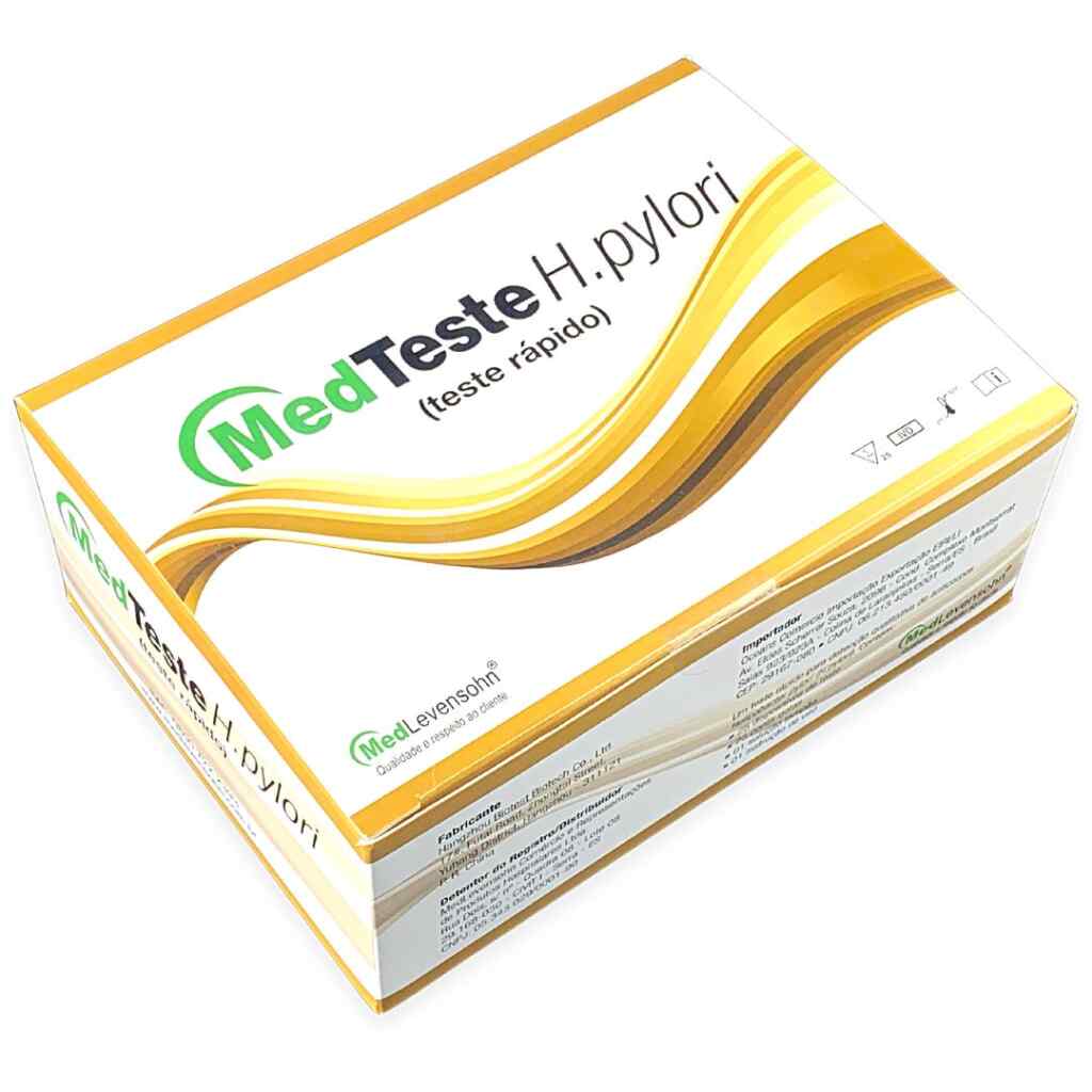 Teste Rápido H. Pylori Medteste Kit Qualitativo Com 25 Testes – MatLab
