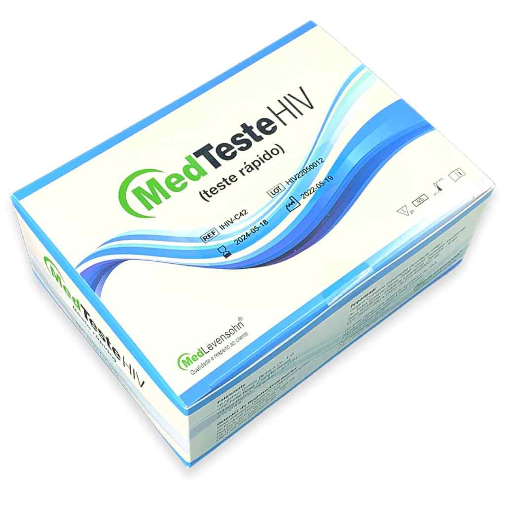 Teste Rápido Hiv 1/2 E Tipo O imunocromatográfico Kit C/25 Testes – MatLab