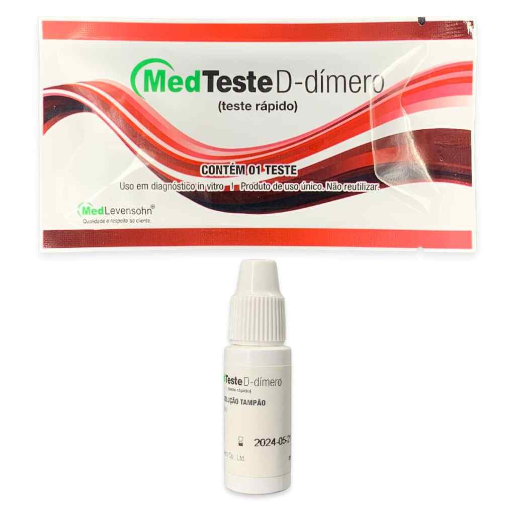 Teste Rápido D-dímero Qualitativo Kit Com 25 Testes – MatLab