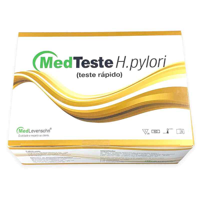 Teste Rápido H. Pylori Medteste Kit Qualitativo Com 25 Testes – MatLab