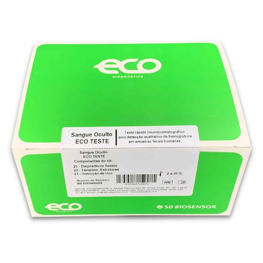 Sangue Oculto Nas Fezes Teste Rápido Imunocromatográfico Eco Kit – MatLab