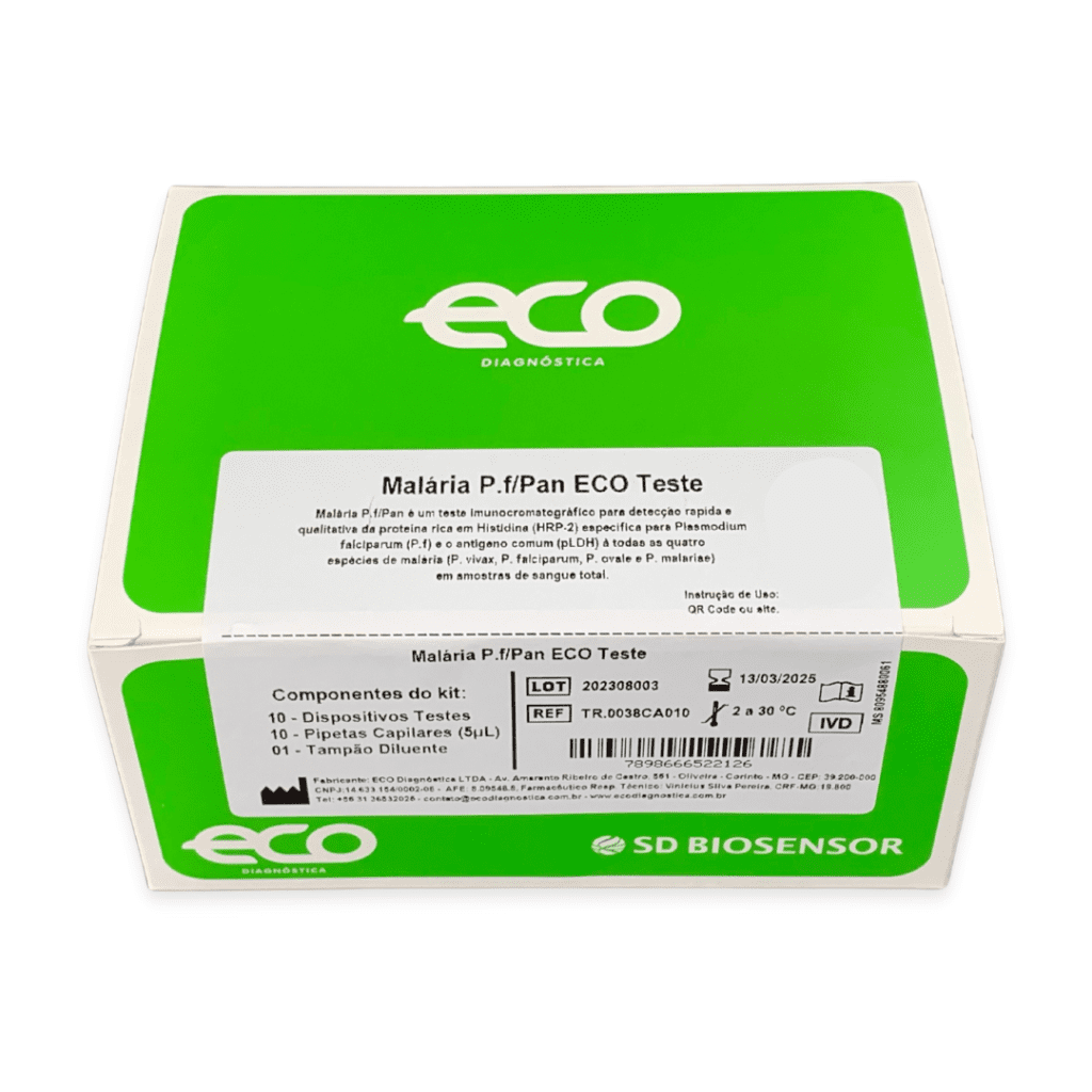 Teste Rápido Malária Qualitativo Eco Teste P.f Kit C/10 – MatLab Teste Rápido Malária Qualitativo Eco Teste P.f Kit C/10 – MatLab