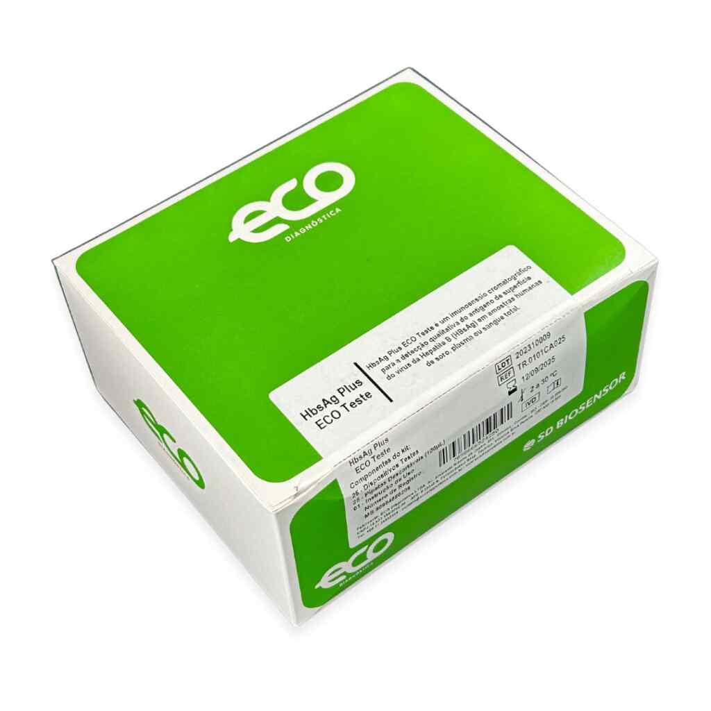 Teste rápido Hepatite B HBSAG Plus Eco Teste Kit C/25 – MatLab