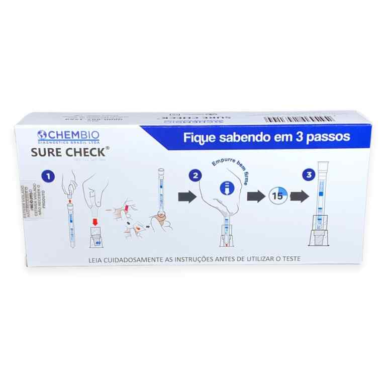 Autoteste Hiv Sure Check 99,9% De Precisão Teste Rápido – MatLab