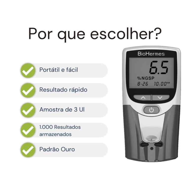 Monitor Analisador De Hemoglobina Glicada (HbA1C) Biohermes – MatLab