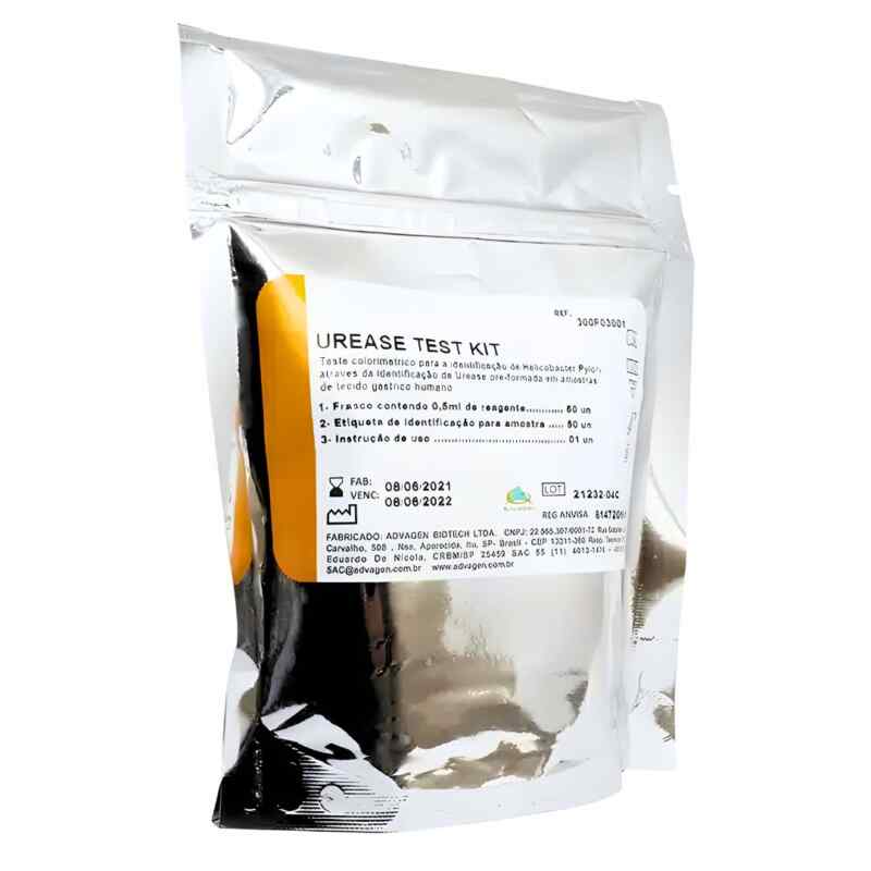 Teste Rápido de Urease Biopsia Gástrica Kit C/50 – MatLab