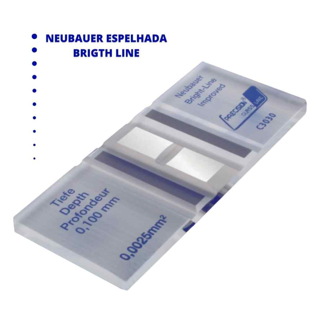 Câmara Neubauer Espelhada Brigth Line Microscopia – MatLab