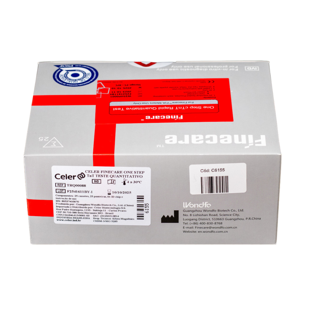 Teste Quantitativo Troponina (Tnt) One Step Finecare – Celer – MatLab