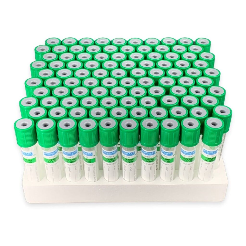 Tubo Heparina De Sódio Coleta Vácuo De Vidro – Cralplast – MatLab