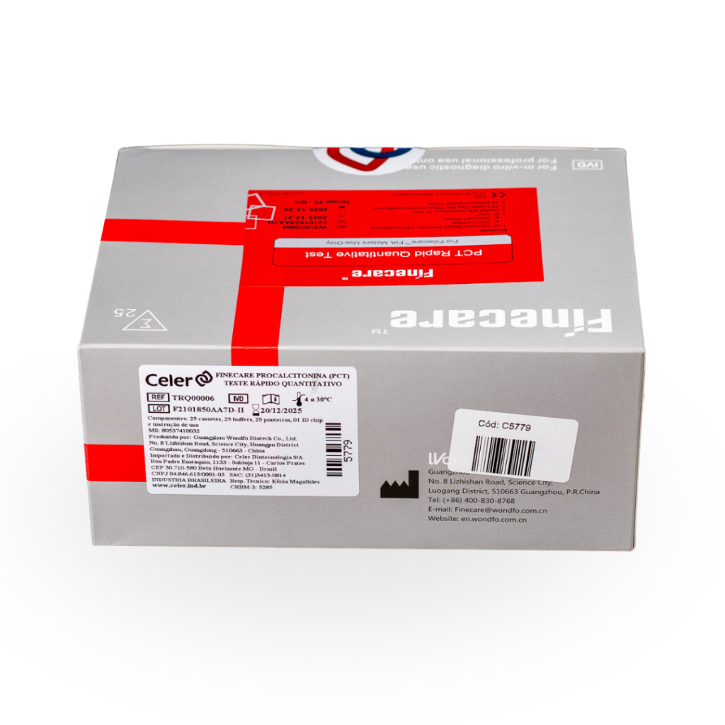 Teste Quantitativo Procalcitonina (PCT) Finecare – Celer – MatLab