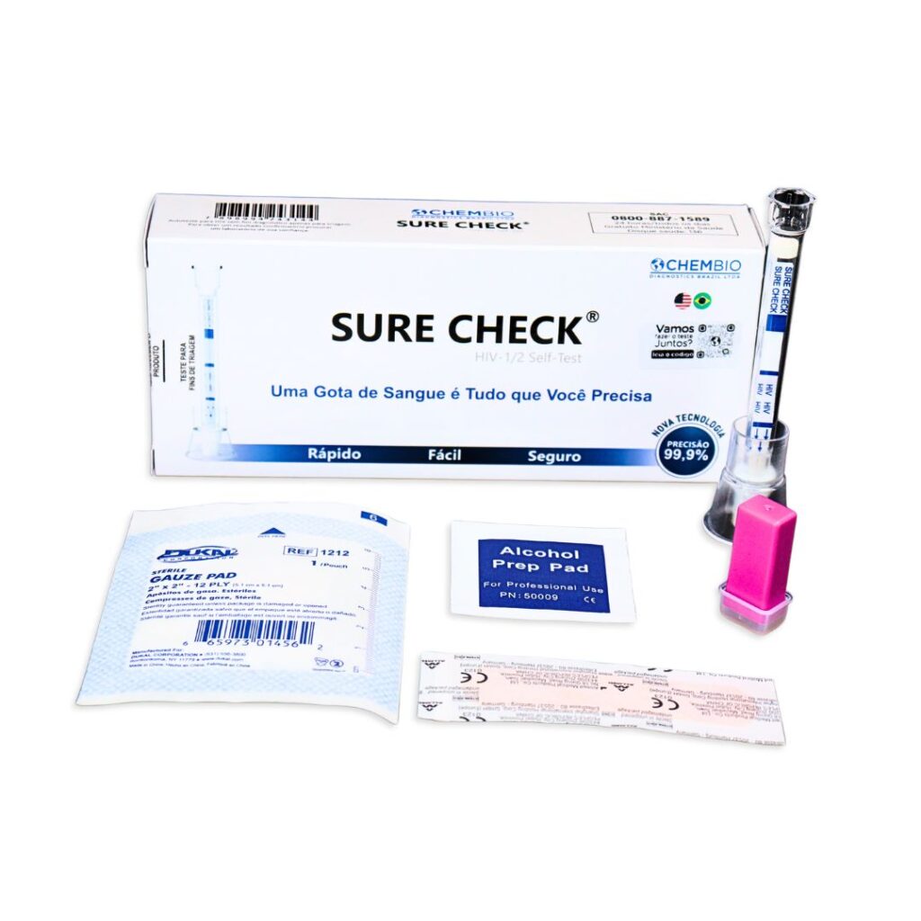 Kit 2 Autoteste Hiv Sure Check 99,9% De Precisão – Frete Grátis – MatLab