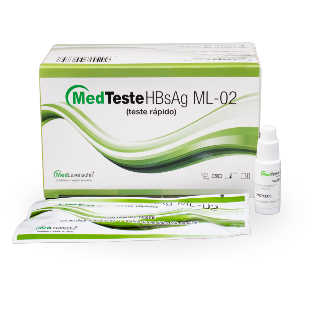 Teste Rápido Hepatite B HBSAG Plus Medteste Kit C/10 – MatLab
